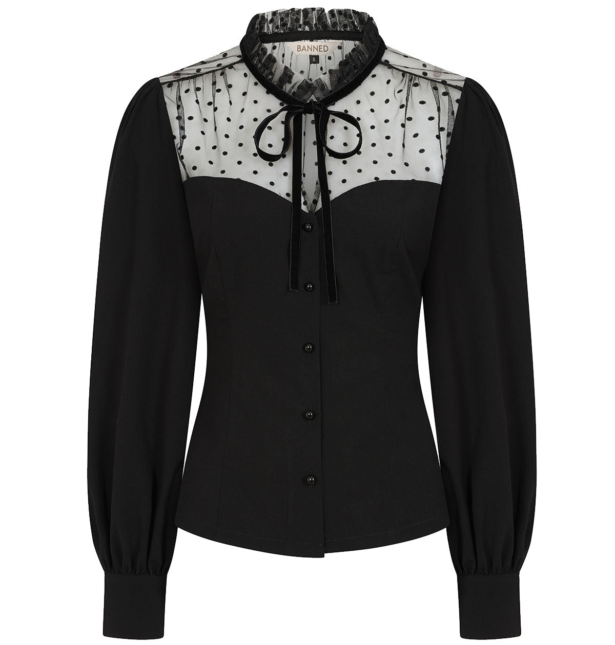 BANNED BLACK LUNA BLOUSE – Chopper Monster